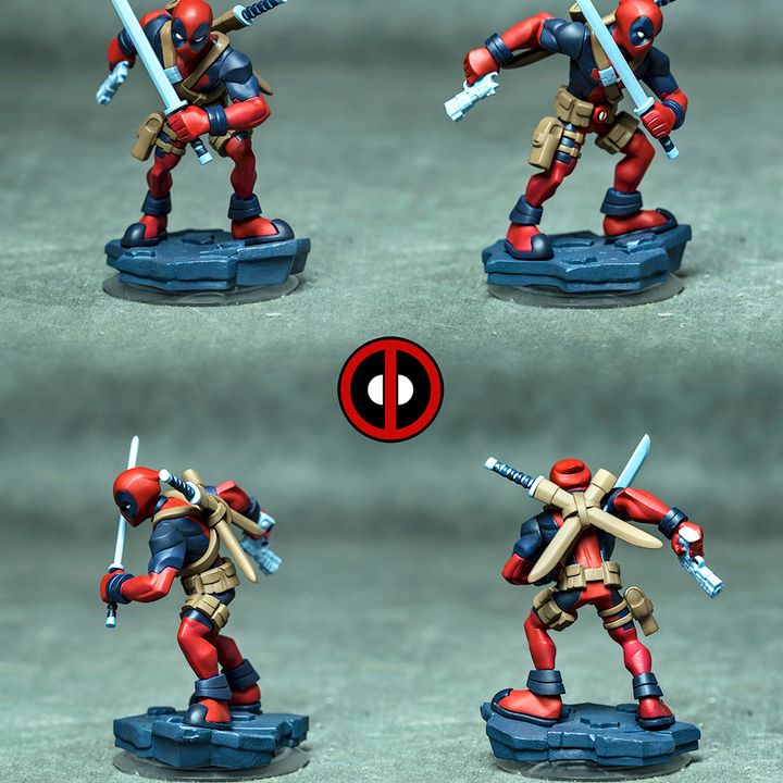 3D Printable Deadpool Infinity Freebie by Ronin Arts Workshop