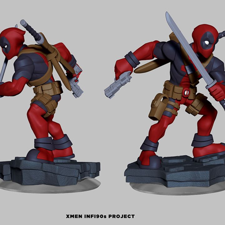3D Printable Deadpool Infinity Freebie by Ronin Arts Workshop