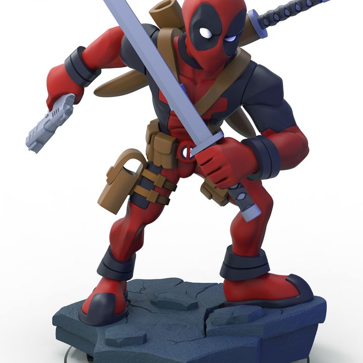 3D Printable Deadpool Infinity Freebie by Ronin Arts Workshop