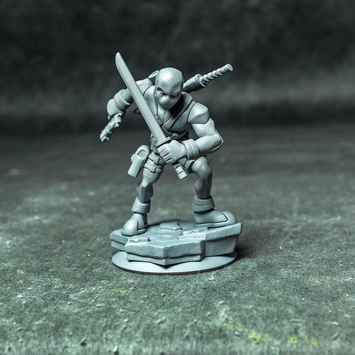 3D Printable Deadpool Infinity Freebie by Ronin Arts Workshop