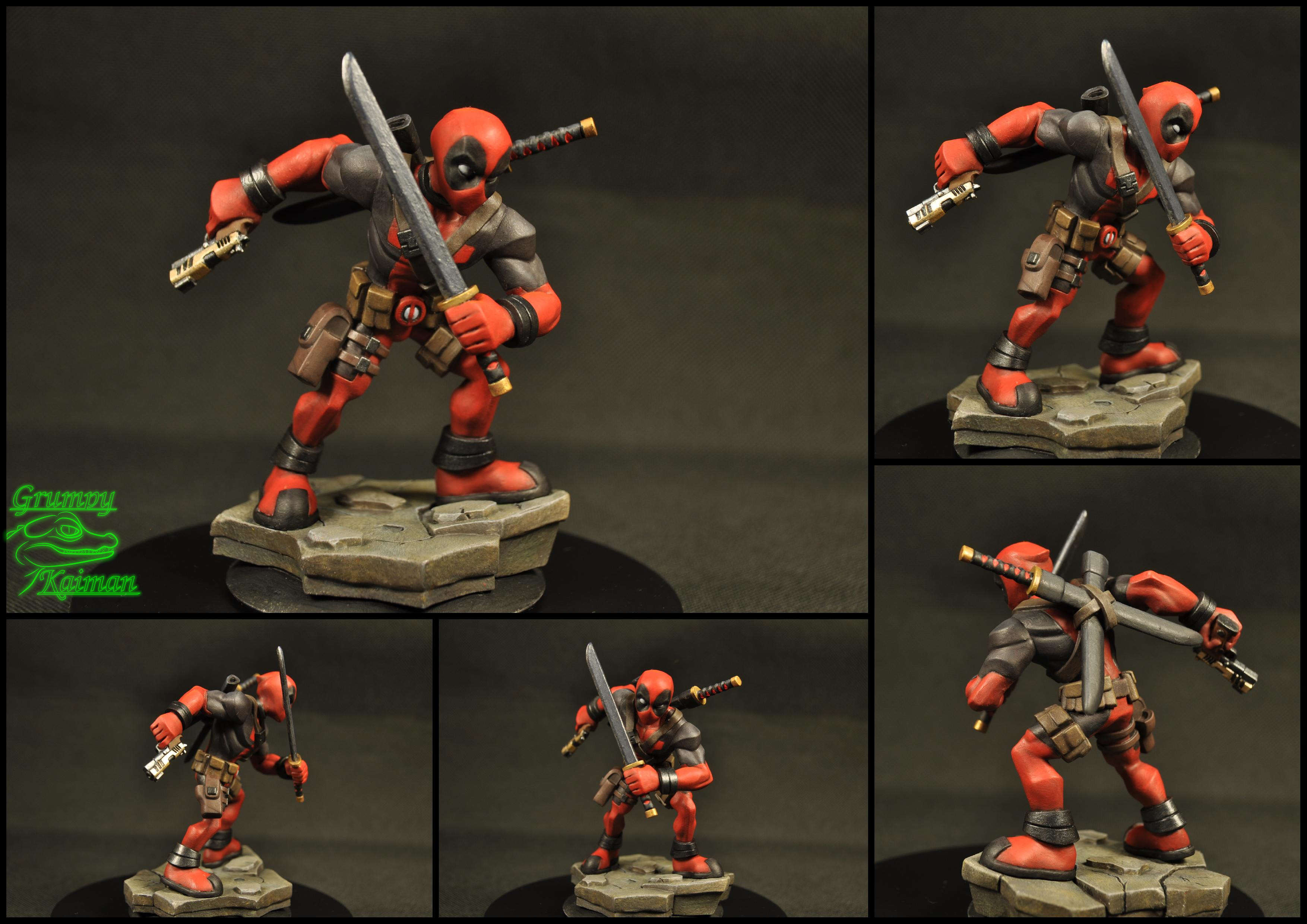 3D Printable Deadpool Infinity Freebie by Ronin Arts Workshop