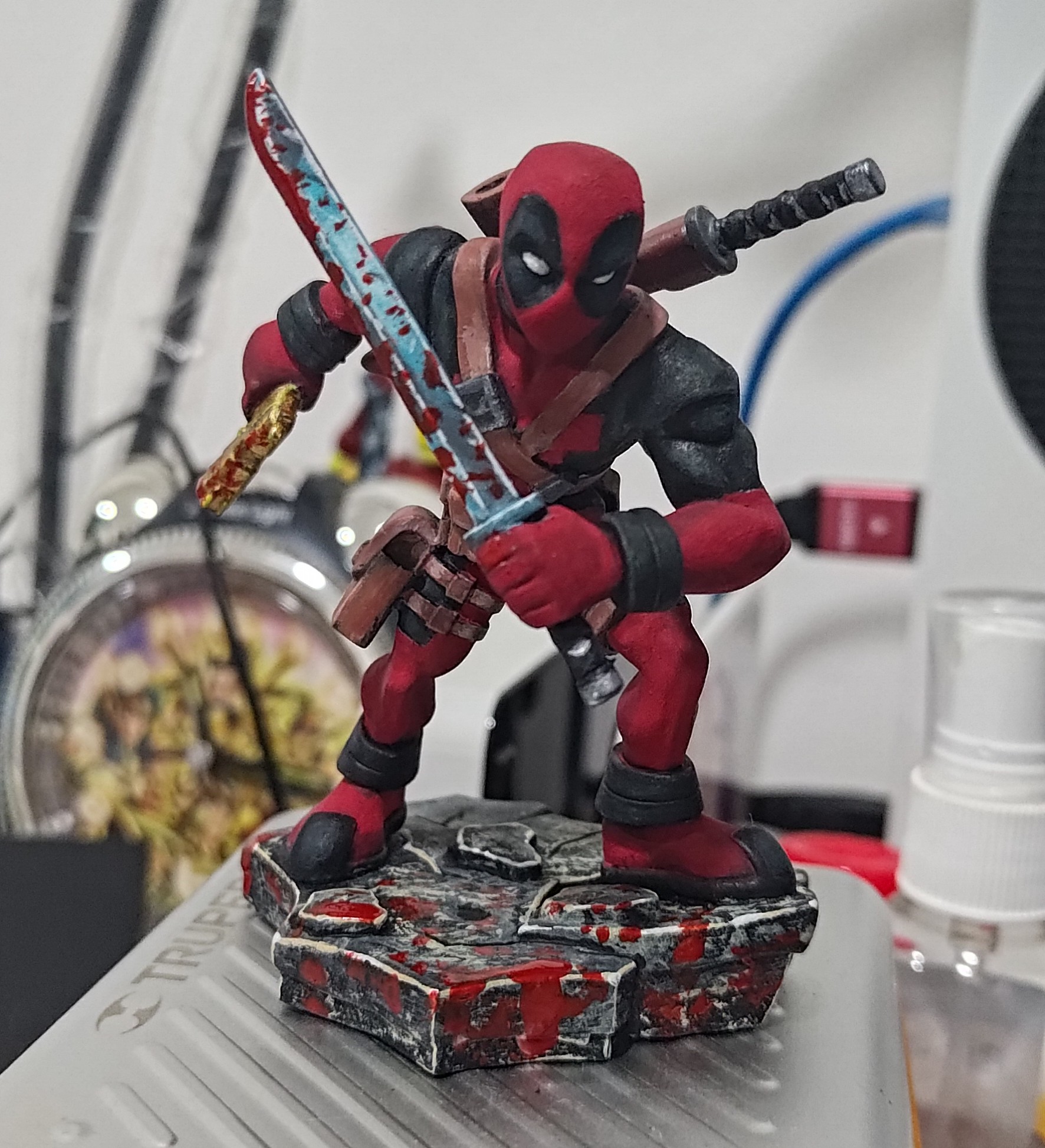 3D Printable Deadpool Infinity Freebie by Ronin Arts Workshop