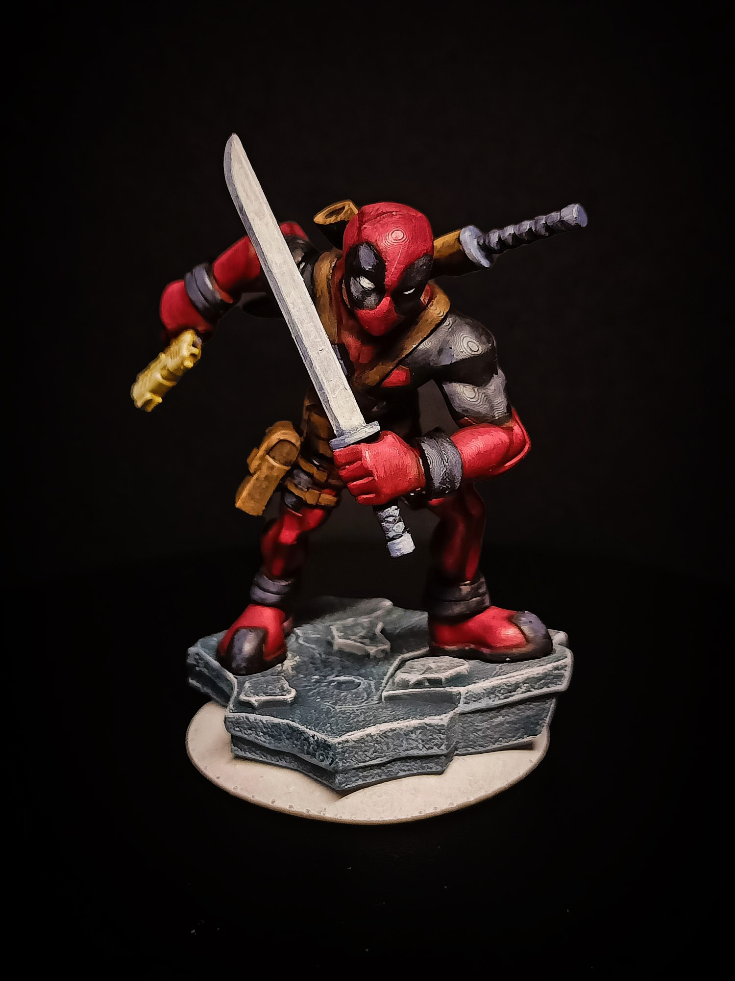 3D Printable Deadpool Infinity Freebie by Ronin Arts Workshop