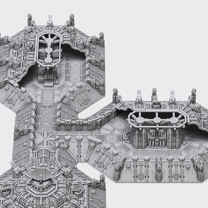 3D Printable Outpost Estarn: Terrain Set by Klaus Teschner