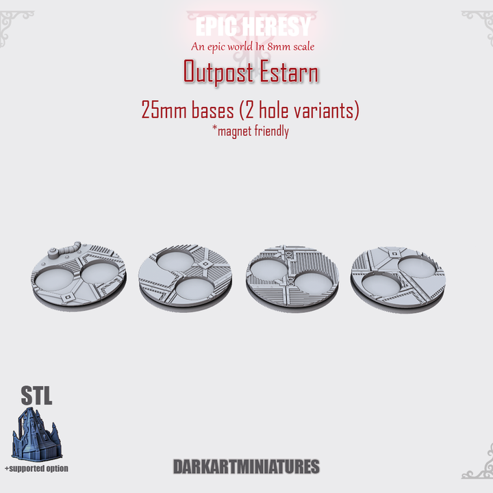 3D Printable Outpost Estarn: Complete Collection by Klaus Teschner