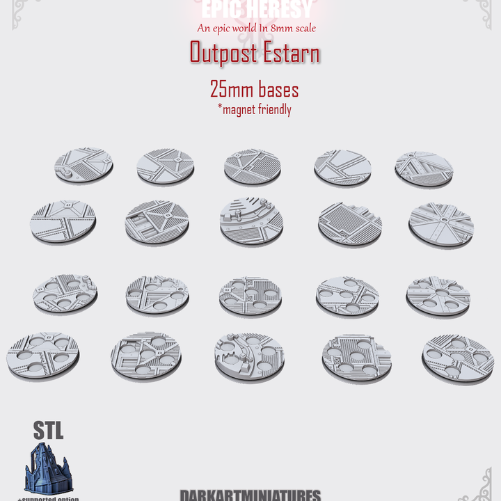 3D Printable Outpost Estarn: Complete Collection by Klaus Teschner