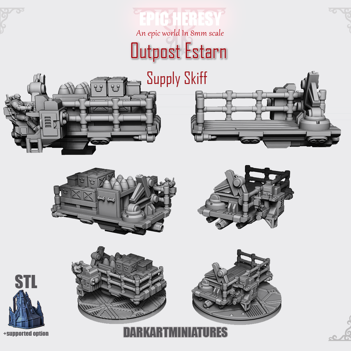 3D Printable Outpost Estarn: Complete Collection by Klaus Teschner