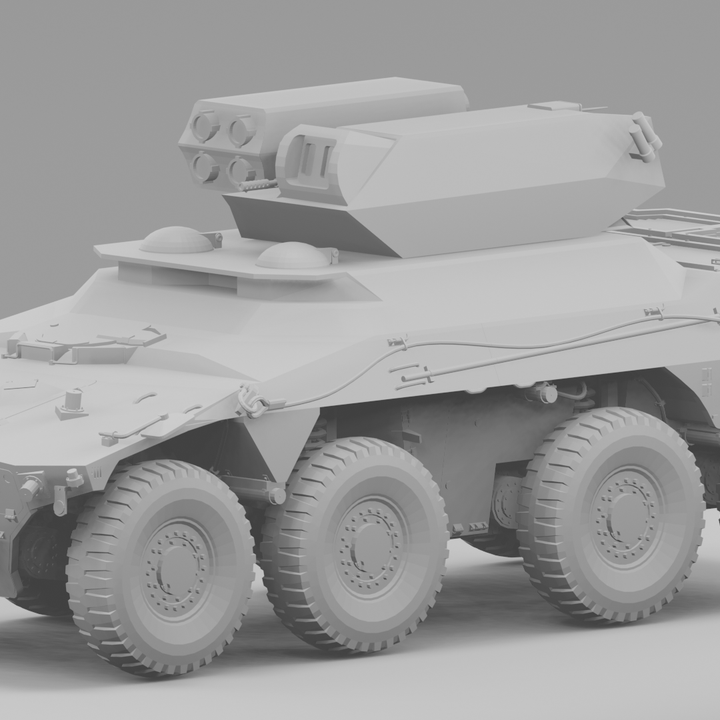 3D Printable Rooikat ZT-3 Predator turret by The Military Industrial ...