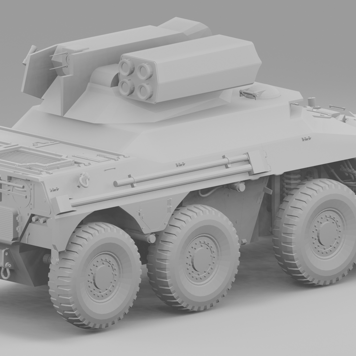 3D Printable Rooikat ZT-3 Predator turret by The Military Industrial ...