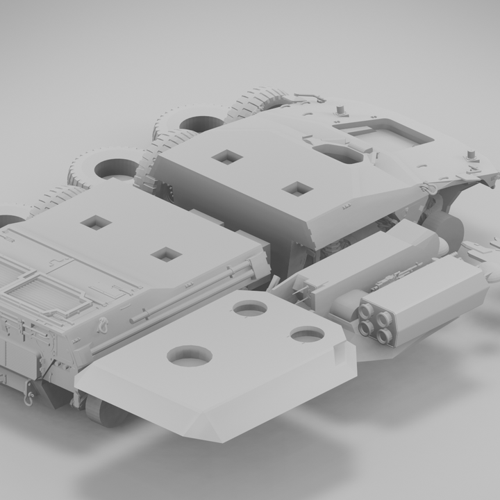 3D Printable Rooikat ZT-3 Predator turret by The Military Industrial ...