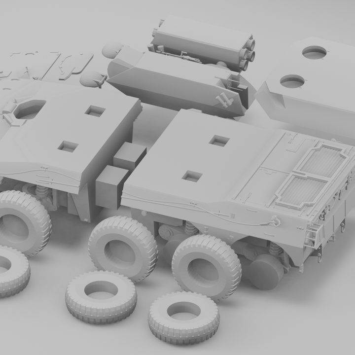 3D Printable Rooikat ZT-3 Predator turret by The Military Industrial ...