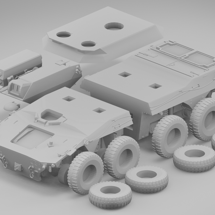 3D Printable Rooikat ZT-3 Predator turret by The Military Industrial ...