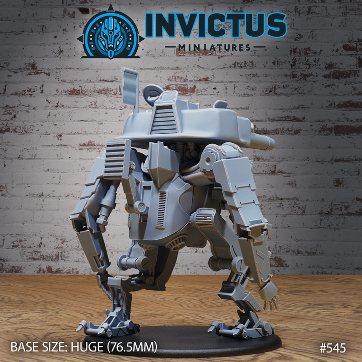 3D Printable Bipedal War Cannon / Alien Siege Engine / Battle Robot ...