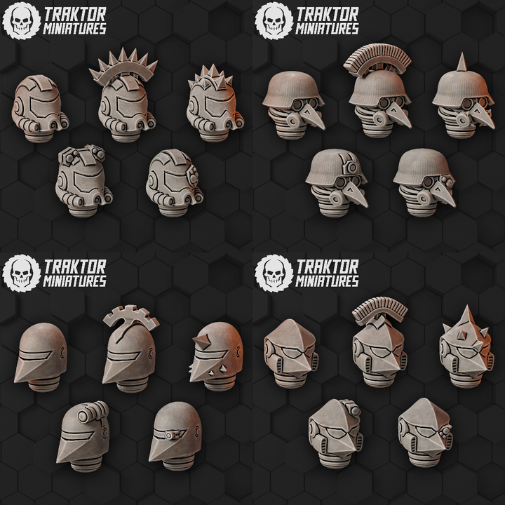 3D Printable Mk Hex Perfidus Bundle by Traktor Miniatures