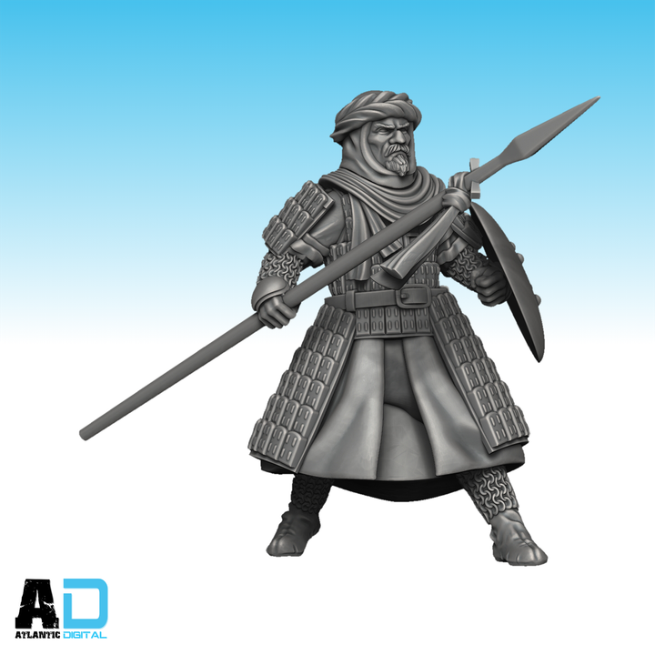 3D Printable Umayyad Guard Infantry by Wargames Atlantic