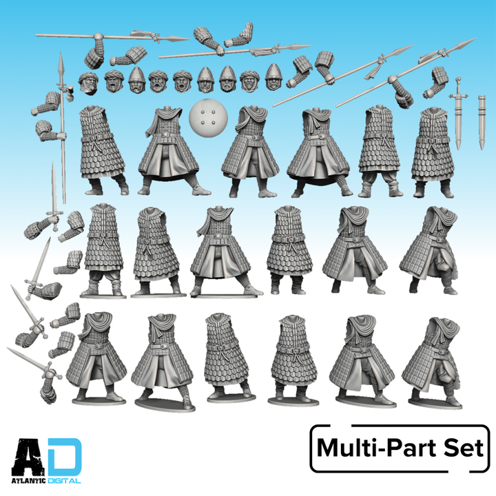 3D Printable Umayyad Guard Infantry by Wargames Atlantic