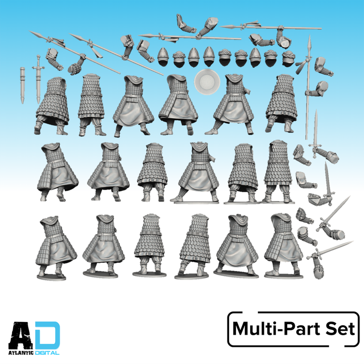 3D Printable Umayyad Guard Infantry by Wargames Atlantic
