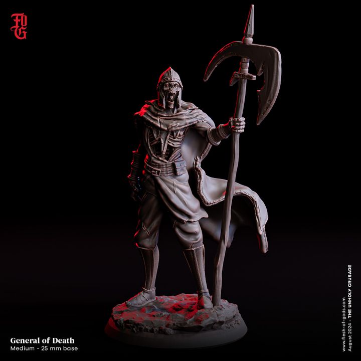 3D Printable General of Death by Flesh of Gods