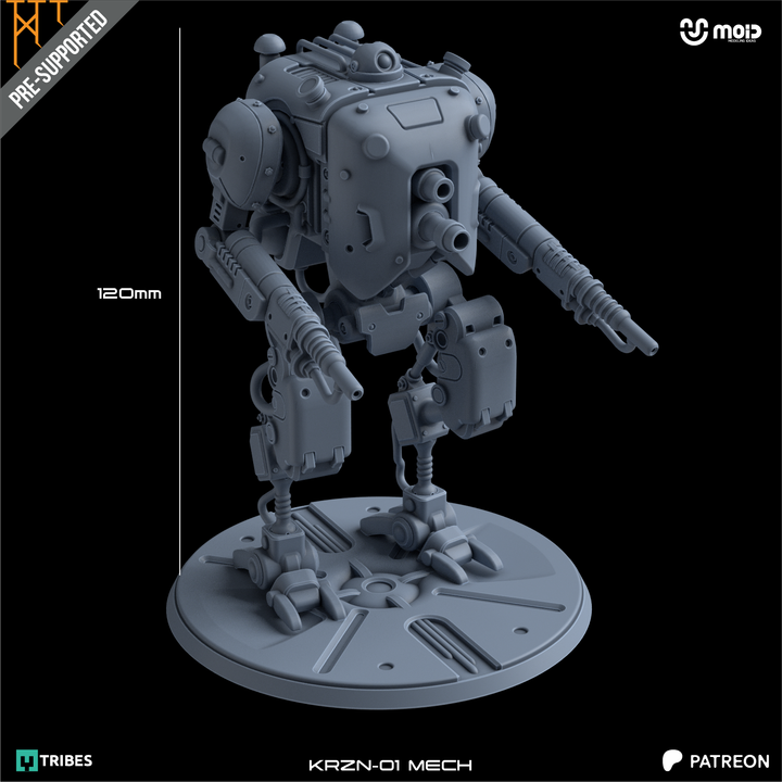 3D Printable KRZN-01 MECH by Moid