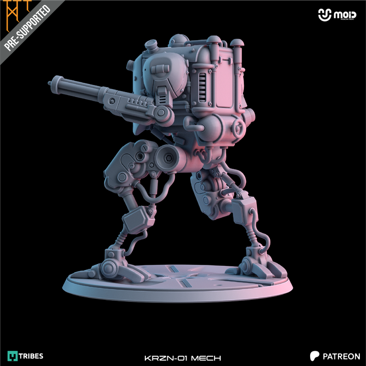 3D Printable KRZN-01 MECH by Moid