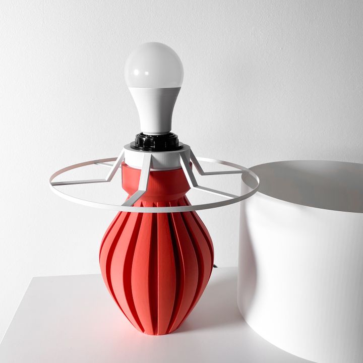 3D Printable The Okomi Lamp | Modern and Unique Home Decor for Desk and ...