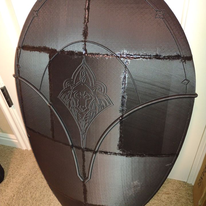 3D Printable Edmund Pevensie Shield - Narnia by Hey