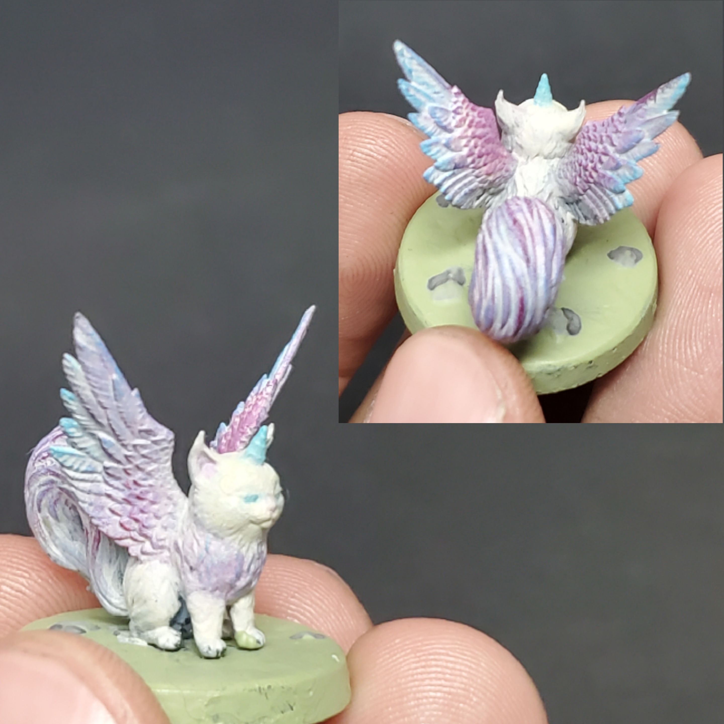 3D Printable Unicat | PRESUPPORTED | Nellie’s Brush of Infinite Wonder ...