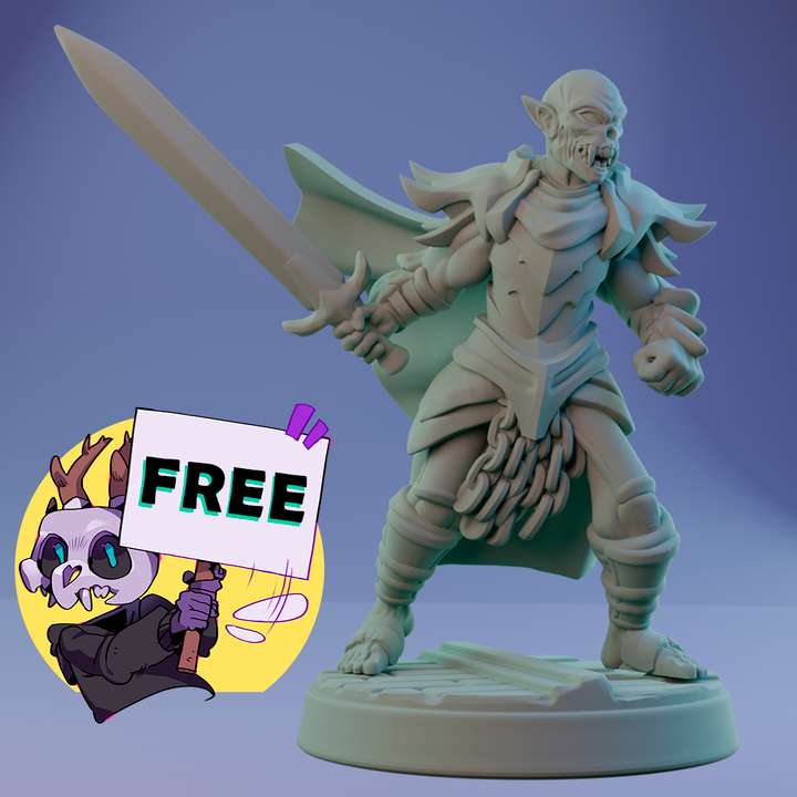 3D Printable FREE - Vampire Lord by Zio