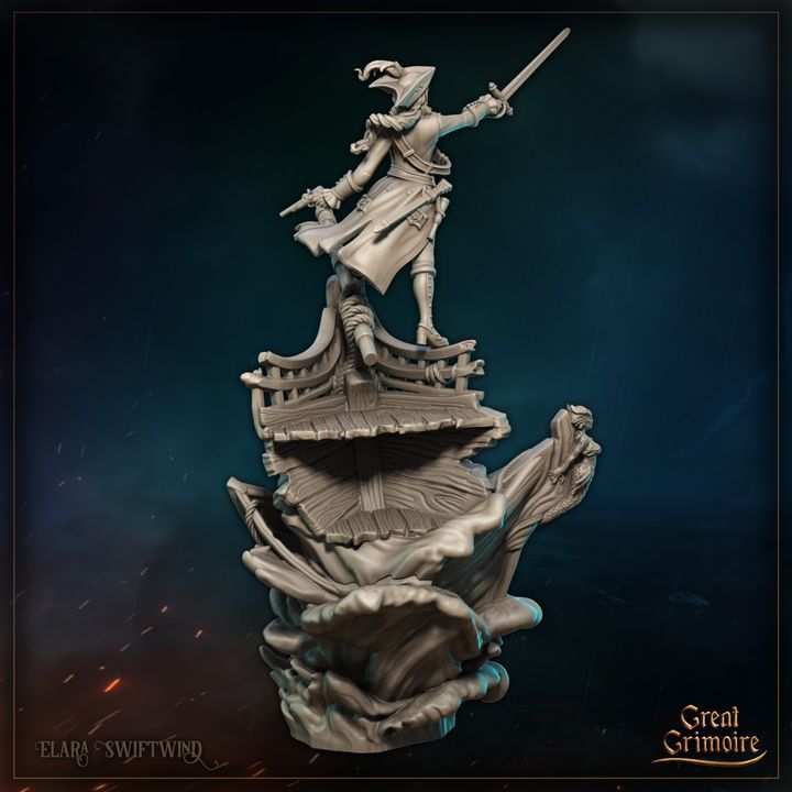 3D Printable Elara Swiftwind by Great Grimoire