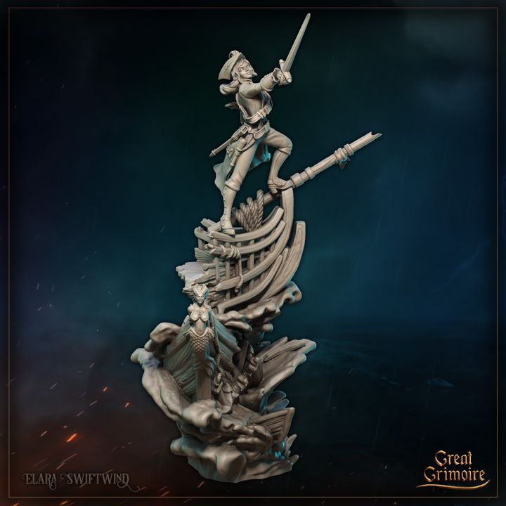 3D Printable Elara Swiftwind by Great Grimoire