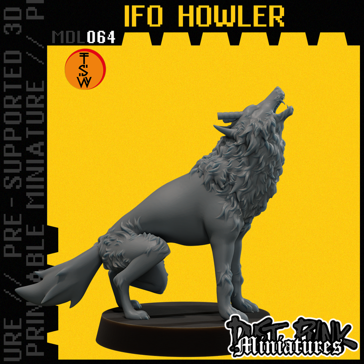 3D Printable MDL064 IFO HOWLER [PRE-SUPPORTED] by Django OCP