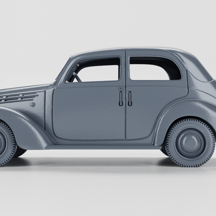3D Printable Fiat 508CM FO Berlina (Italy, WW2) by Wargame3d