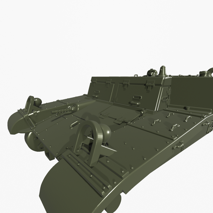 3D Printable Light Tank M2A3 (US, Interwar+WW2) by Wargame3d