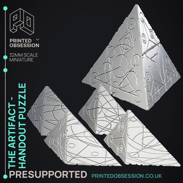 3D Printable The Artifact - Prop - The Wondering Desert - PRESUPPORTED ...