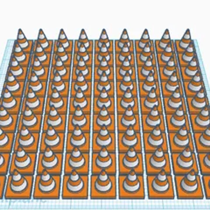 3D Printable 1/10 cones by Jude