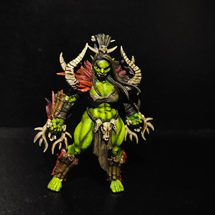 3D Print of Vesdra the Blackcrag Shaman - Orc Pinup (Blackcrag Orcs) by ...