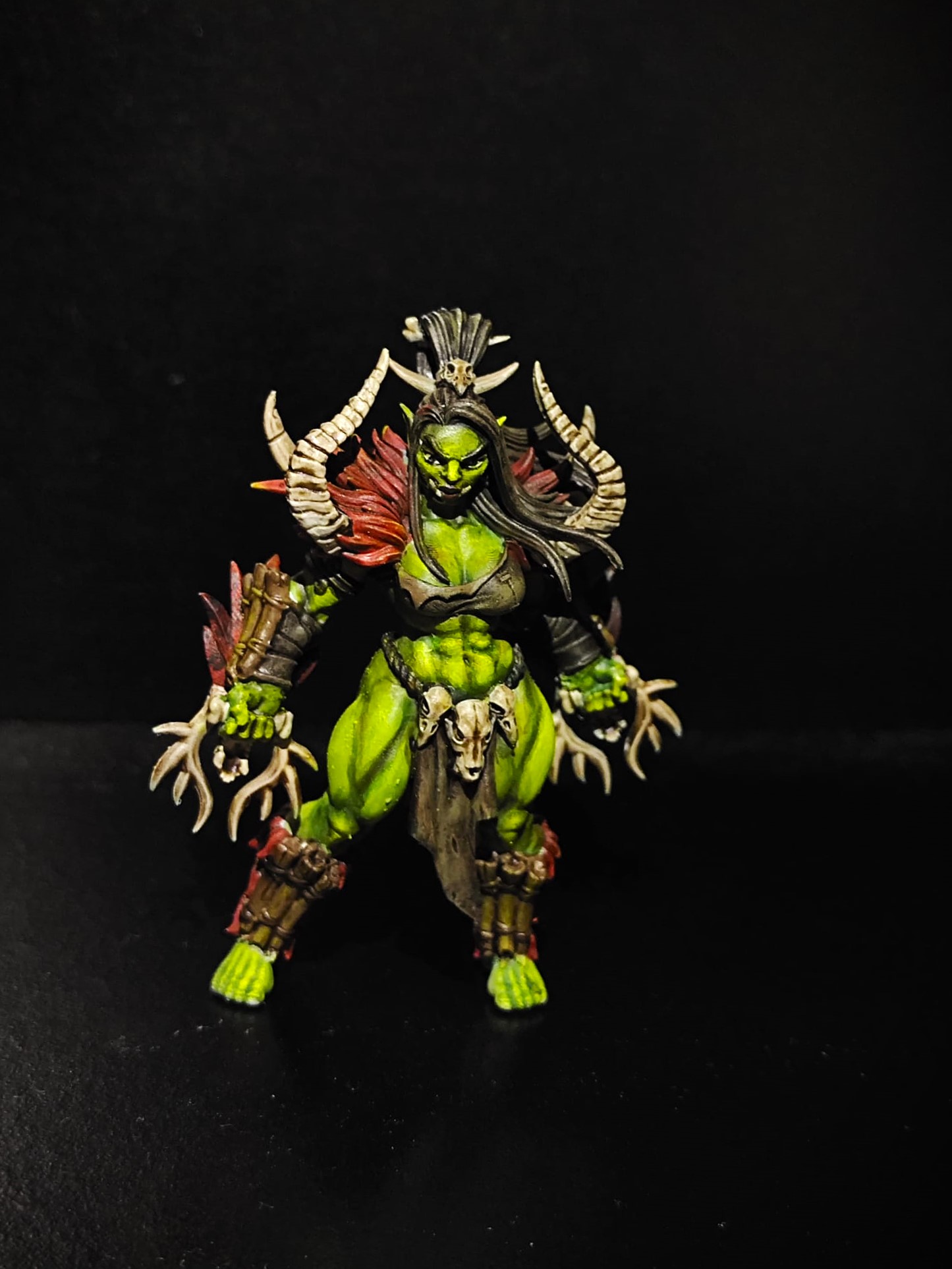 3D Printable Vesdra the Blackcrag Shaman - Orc Pinup (Blackcrag Orcs ...