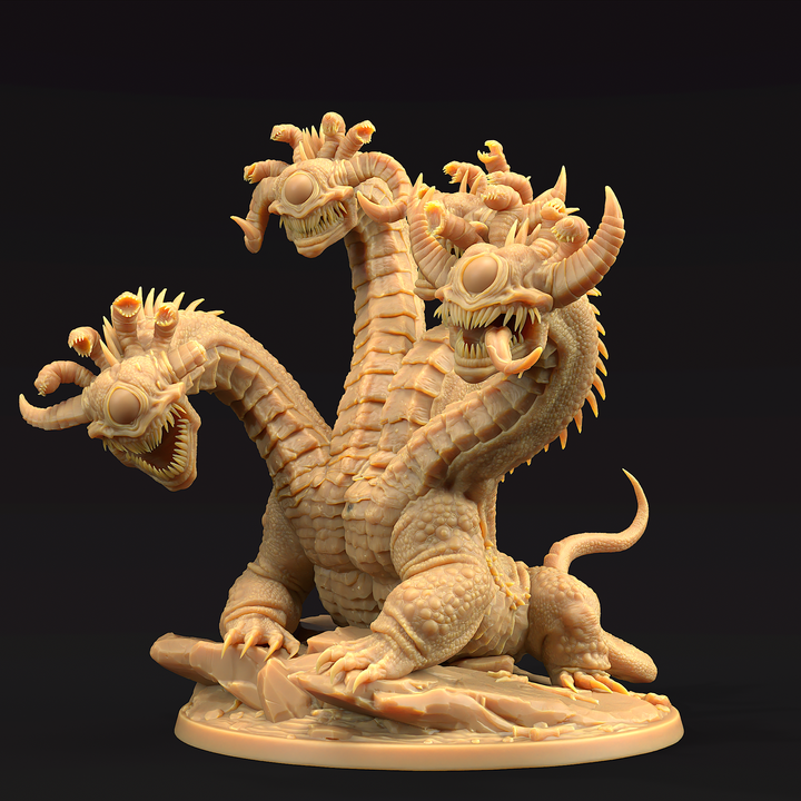 3D Printable Beholder Hydra | PRESUPPORTED | Nellie’s Brush of Infinite ...