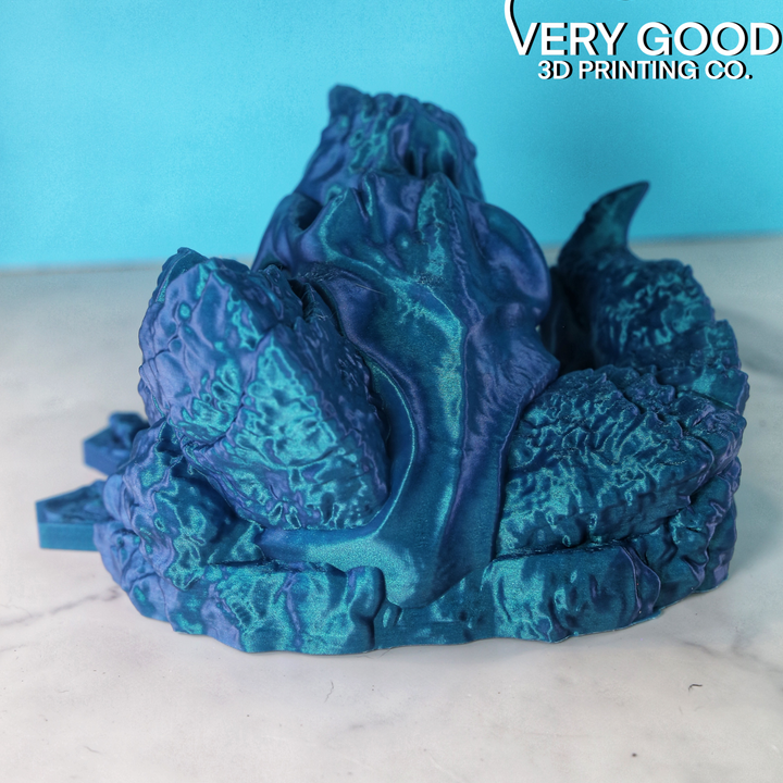 3D Printable Fallout Deathclaw Skull Dice Tower by Very Good 3D Printing CO