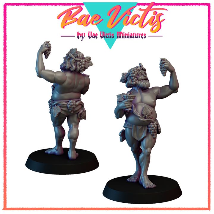 3D Printable Bae Victis : Bacchus 32MM and 75MM [PRE-SUPPORTED] by Vae ...
