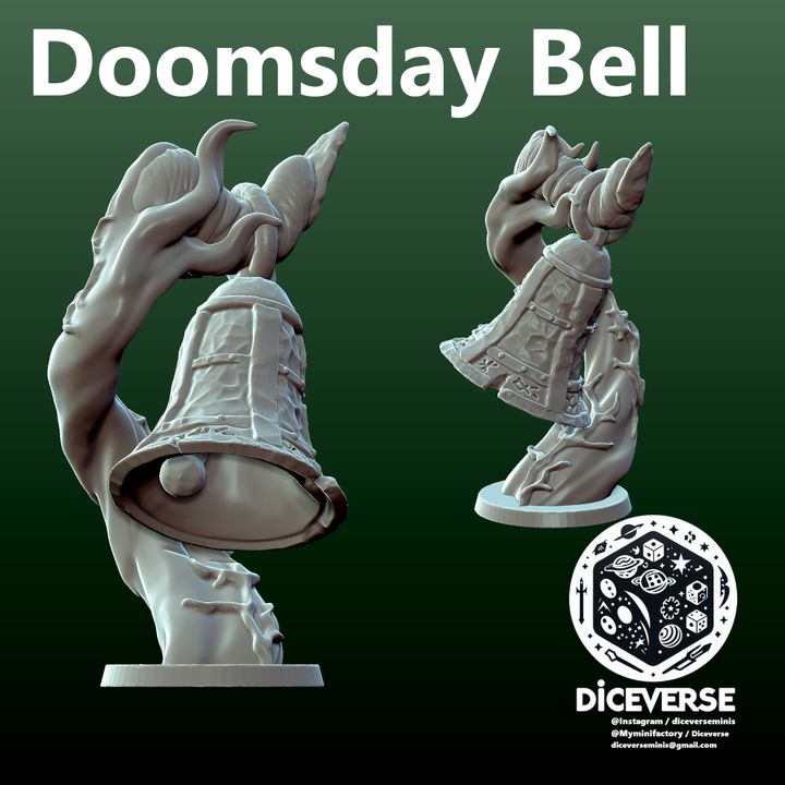 3D Printable Rat Spell: Doomsday Bell by Diceverse