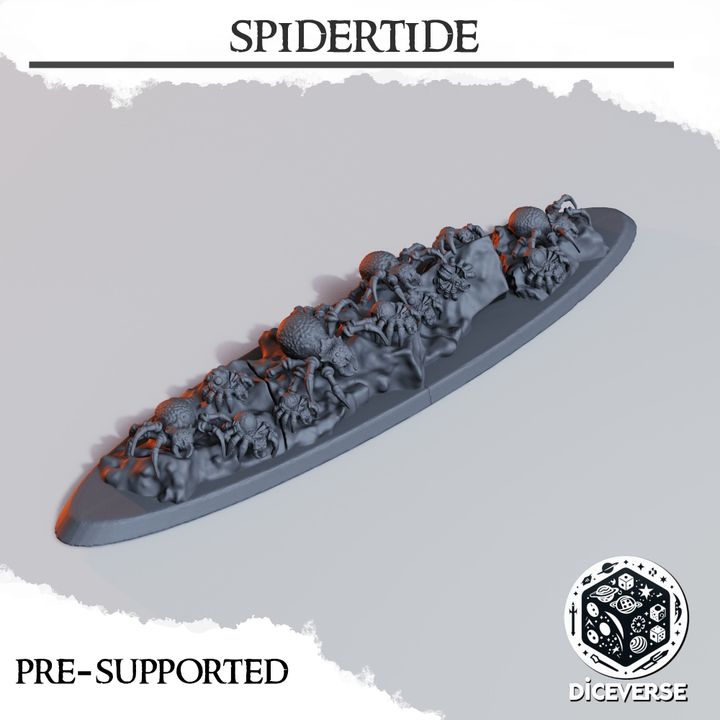 3D Printable Goblin Spell: Spidertide by Diceverse