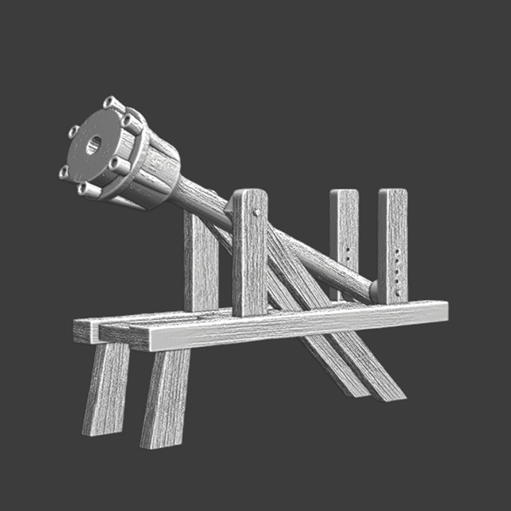 3D Printable Medieval multi gun wargaming model by Northern Crusades ...