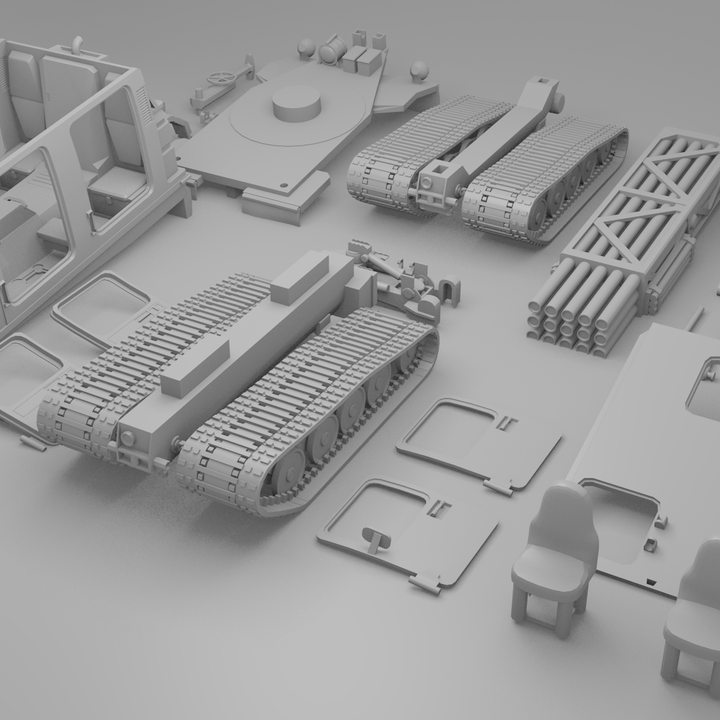 3D Printable BV 206 with LARS 1 MRS by The Military Industrial Complex