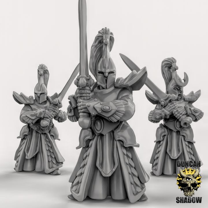 3D Printable High Elf Bundle (Pre Supported) by Duncan Shadow