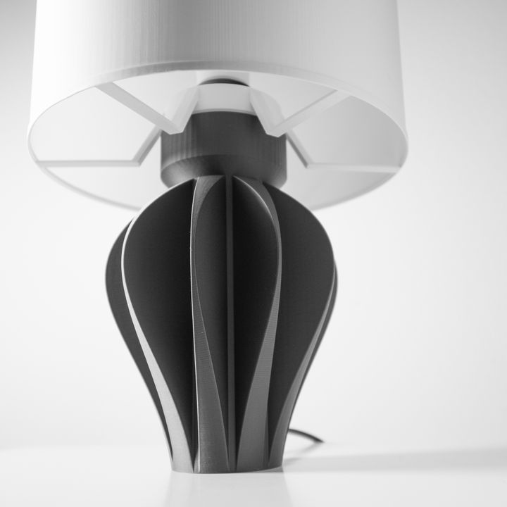 3D Printable The Akani Lamp | Modern and Unique Home Decor for Desk and ...