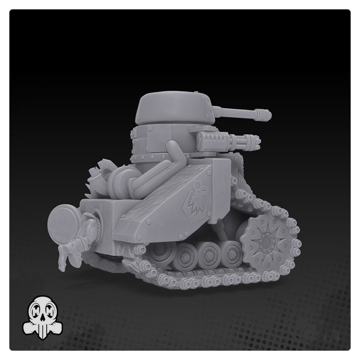 3D Printable Goblin Tank Kit V3 by Malicious Mini's