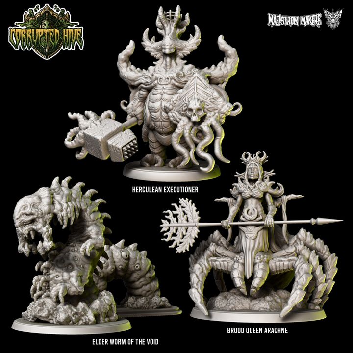 3D Printable Corrupted Hive - Miniature Collection Bundle by Maelstrom ...