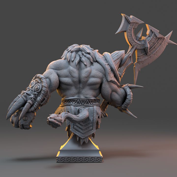 3D Printable Blotus Gusher - Bust by Daybreak Miniatures