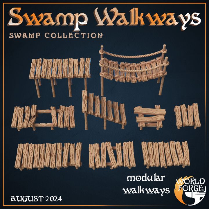 3D Printable Swamp Collection by Embernell Studio